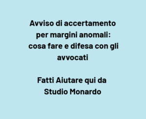 Avviso Di Accertamento Per Margini Anomali: Cosa Fare E Difesa Con Gli ...